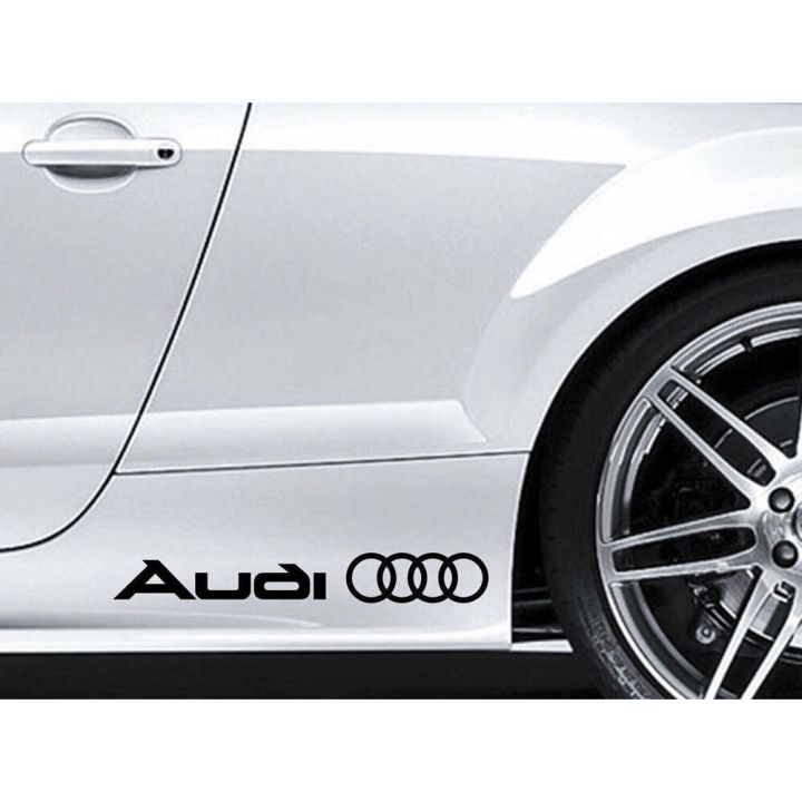 Decal Sticker AUDI Logo Vinyl Emblem Side Stickers Car Truck Window ...