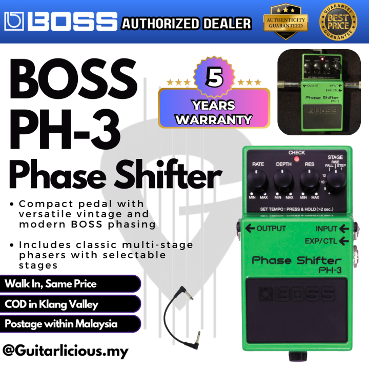 BOSS Phase Shifter (PH-3) Guitar Effects Pedal ( PH3 / PH 3 ) | Lazada