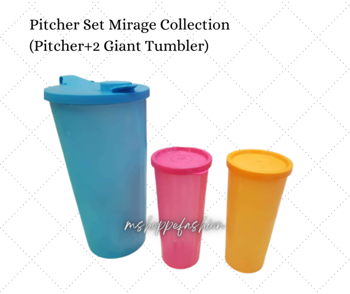 Tupperware Mirage Collection: Beverage PItcher with 2 pcs. Mirage ...