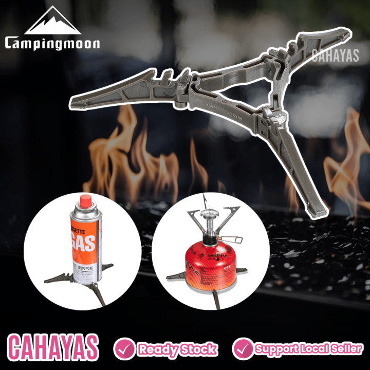 [M'sia Stock] Campingmoon Folding Universal Fuel Canister Stand Bracket ...