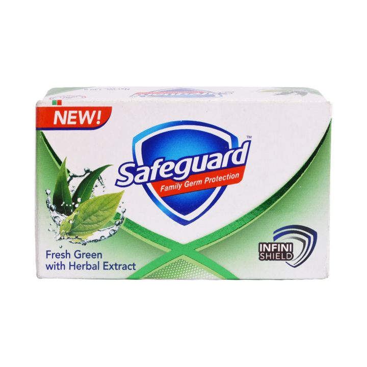 SAFEGUARD Fresh Green with Herbal Extract Bar Soap 130g | Lazada PH
