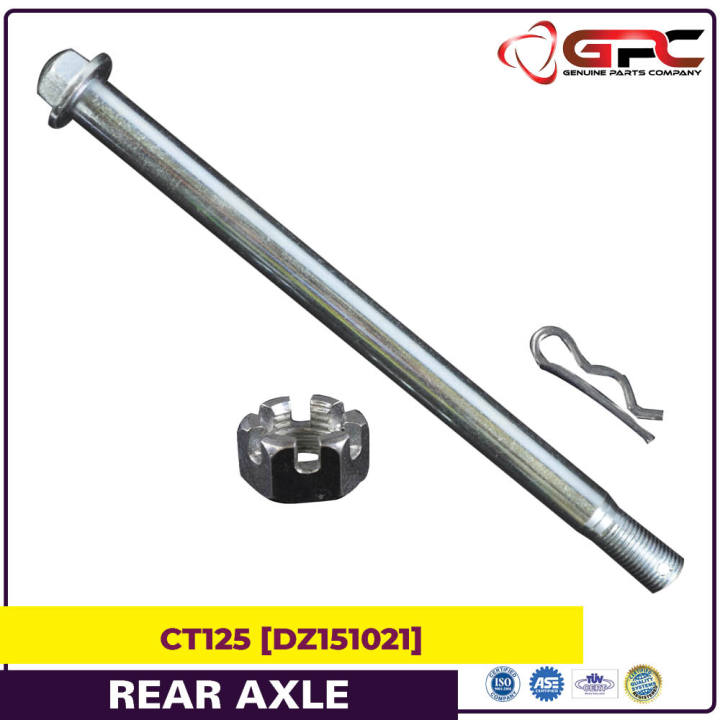 GPC KAWASAKI CT125 Rear Wheel / Hub Axle / Shaft for Motorcycle ...
