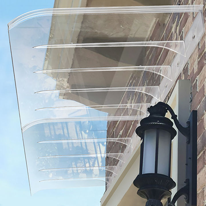 Front Door Canopy Sunshade for Windows Clear Canopy Roof Awning for ...