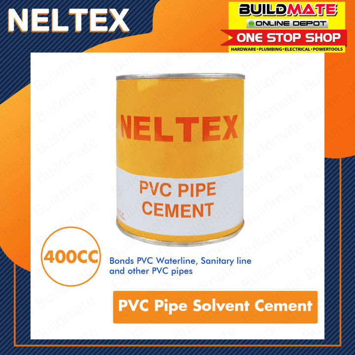 NELTEX PVC PipeSolvent Cement 400CC - BUILDMATE - | Lazada PH