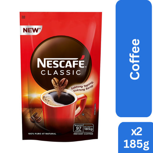 Nescafe Classic Instant Coffee 185g Bundle of 2 | Lazada PH