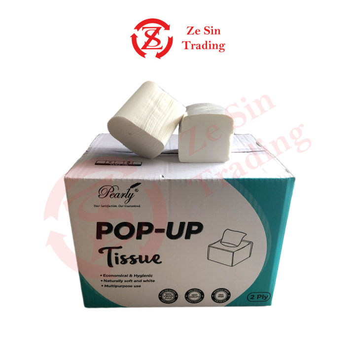 Pop Up Tissue 2ply (36 packs x 250 sheets ±) [CARTON] | Lazada