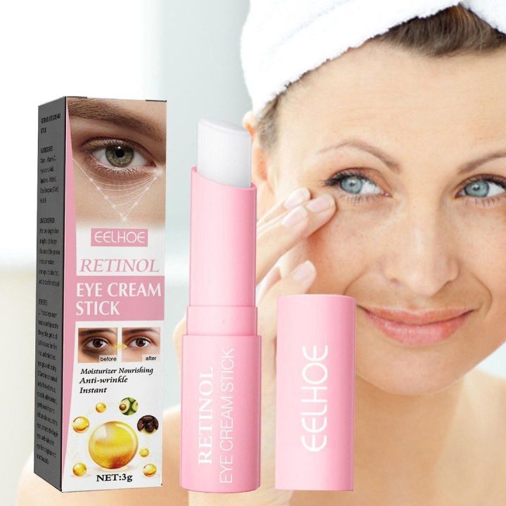 EELHOE Retinol Eye Cream Anti-wrinkle Moisturizing Lifting Balm Soothes Remove Dark Circles Fine ...