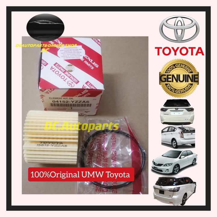 100% ORIGINAL TOYOTA OIL FILTER ALTIS ZRE142 ZRE143 ZRE172 / VOXY WISH ...