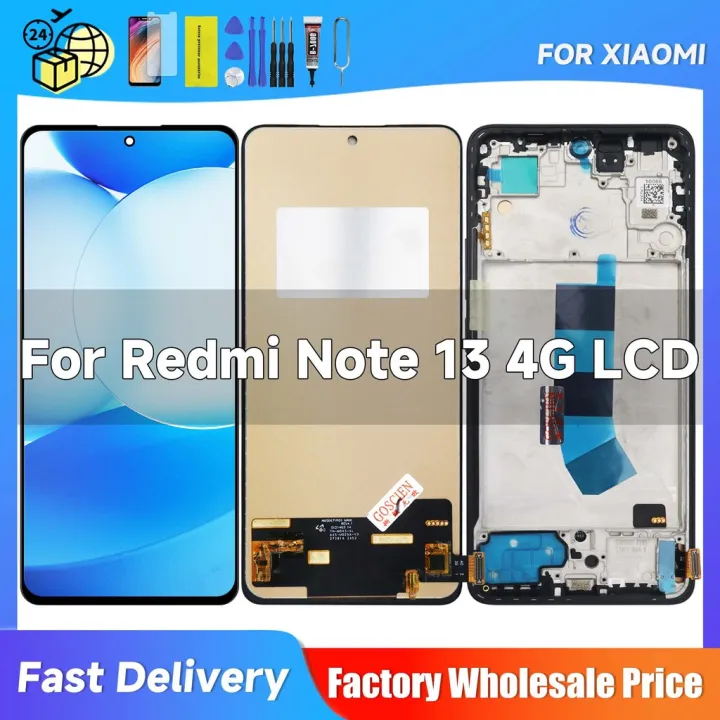 AMOLED / TFT For Xiaomi Xiaomi Redmi Note 13 4G LCD Digitizer ...