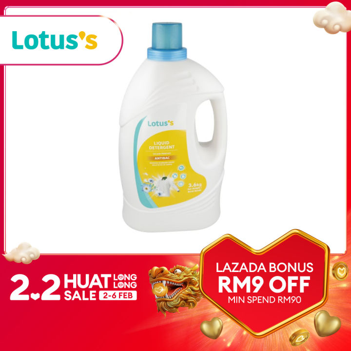 Lotus's Liquid Detergent Antibac 3.6kg | Lazada