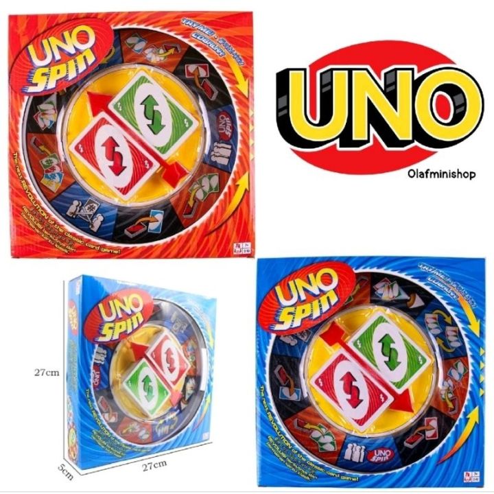 Uno Spin อูโน่สปิน อูโน่แบบมีวงล้อให้หมุน ของเล่นในครอบครัว เกมเล่นกับกลุ่มเพื่อนღ | Lazada.co.th