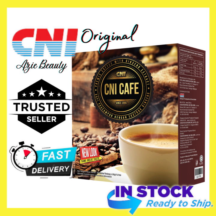 CNI Cafe 15 sachets x 20 g - Kopi Pra Campuran & Ekstrak Ginseng | Lazada