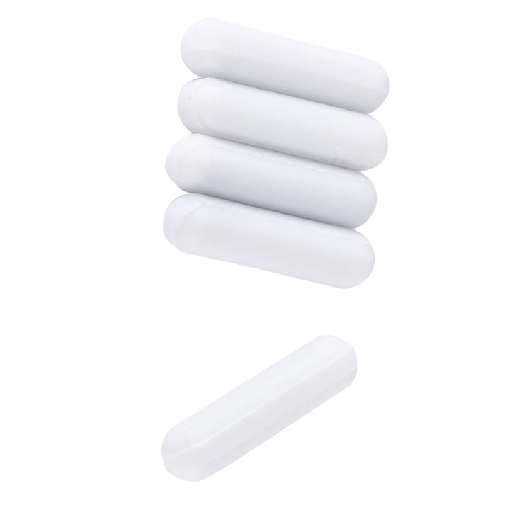 LINMENG White Type C PTFE Stir Bar Set Stir Bar with Magnetic Mixer Low Adhesiveness Chemical ...