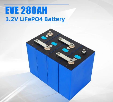 (BRANDNEW) All New Eve 3.2V 280AH Lf280K Prismatic LiFePO4 Lithium Ion Phosphate Cell Battery ...