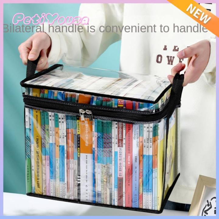 PETIYOUZA Transparent Comic Book Storage Bag Zipper Stackable ...