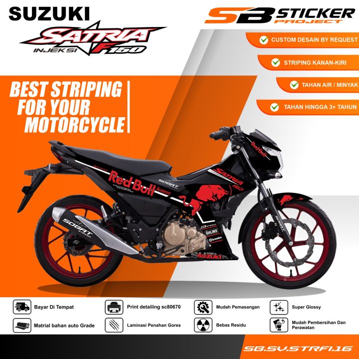 STRIPING SATRIA FU INJEKSI- STRIPING VARIASI HOLOGRAM SUZUKI SATRIA FU ...