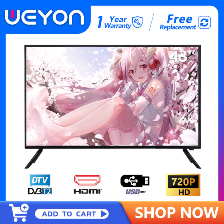 WEYON ทีวีดิจิตอล จอ LED HD ขนาด 17-43 นิ้ว รับประกัน 1 ปี | Lazada.co.th