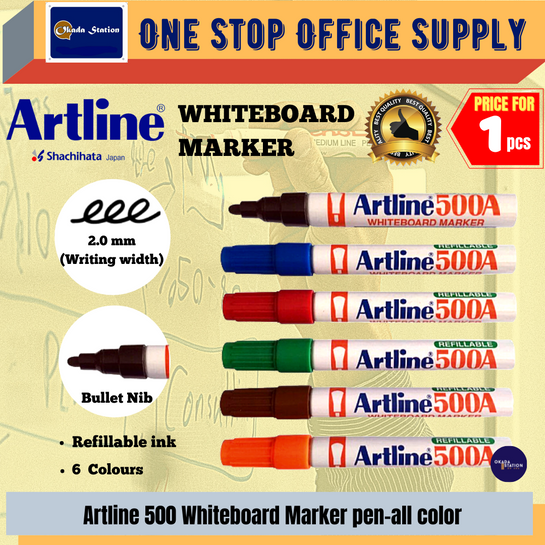 Artline Whiteboard Marker Pen 500a Marker Pen White Board Marker