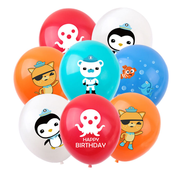 【in stock】20pcs/pack The Octonauts Themed 12inch Latex Balloons ...