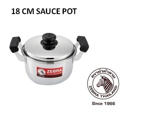 ZEBRA 18cm Classic SAUCE POT, pot | Lazada