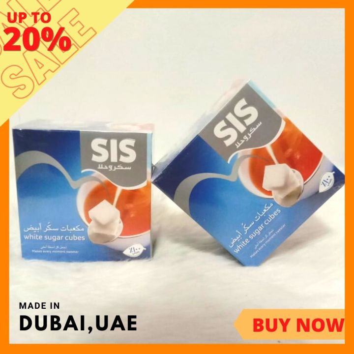 SIS White Sugar Cubes 454g | Lazada PH