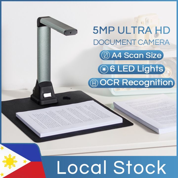 Book & Document Camera 1200P High Definition Professional Book Document ...