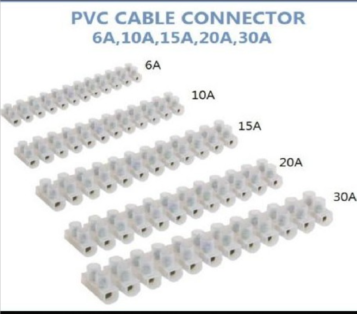 5A / 10A / 15A / 20A / 30A / 60A PVC Wire Cable connector Terminal ...