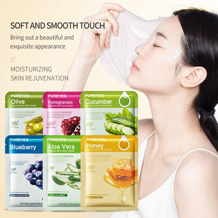 DW Pureyes Fruit Facial Mask Whitening Face Mask | Lazada