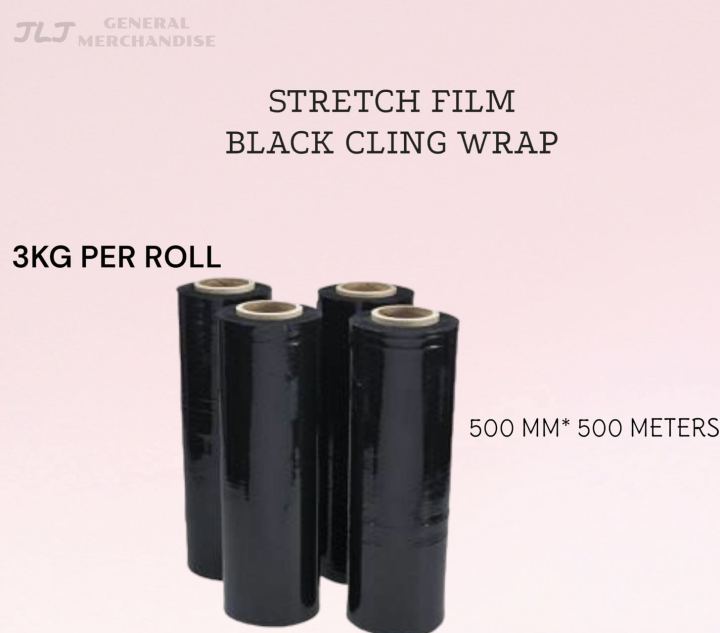 Stretch Film/ cling Wrap 500mm*500 Meters (3kg per roll) | Lazada PH