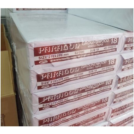 Groundwood Mimeo Paragon Long/A4/Short by ream | Lazada PH