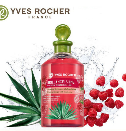 Yves Rocher Hair Rinsing Raspberry Vinegar Shine | Lazada