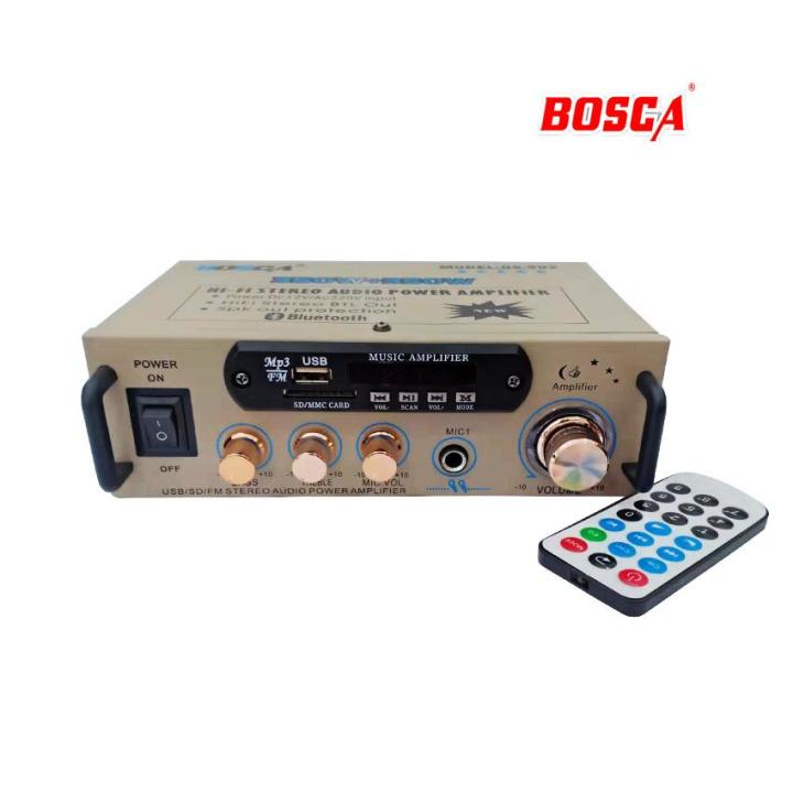 Bosca BS-903 HI-FI Stereo Audio Power Amplifier 350W+350W with Bluetooth | Lazada PH