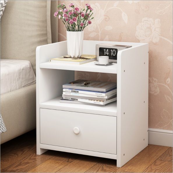 【Ready Stock Msia】Bed Side Table Rack Small Bed Table Cabinet / Rak ...