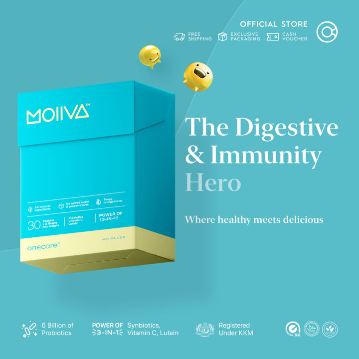 MOIIVA 1-Month Supply | Gut Health Supplement Boosts Immunity Improves ...