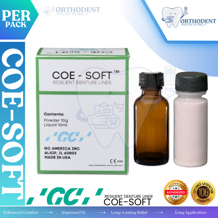 Orthodent2021 | COE-SOFT Resilent Denture Liner | Lazada PH