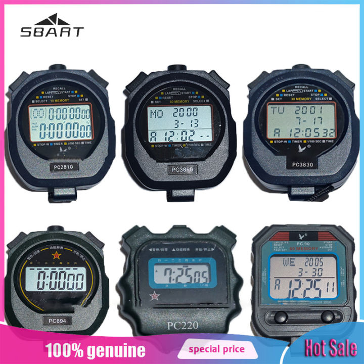 SBART The secondary watch running timer double row, 10, three rows, 30 60 professional track and ...