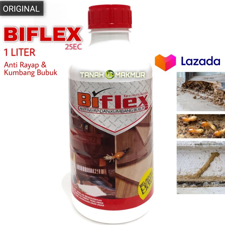 BIFLEX 1 LITER OBAT ANTI RAYAP PALING AMPUH RAYAP TETER KAYU BUBUK SERBUK TANAH ROTAN CAIRAN ...