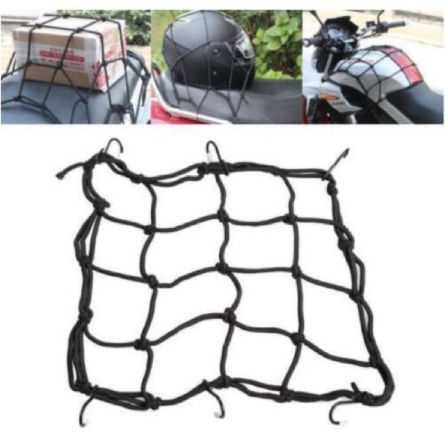 Motorcycle 6 Hooks Hold Down Cargo Luggage Helmet Net | Lazada PH