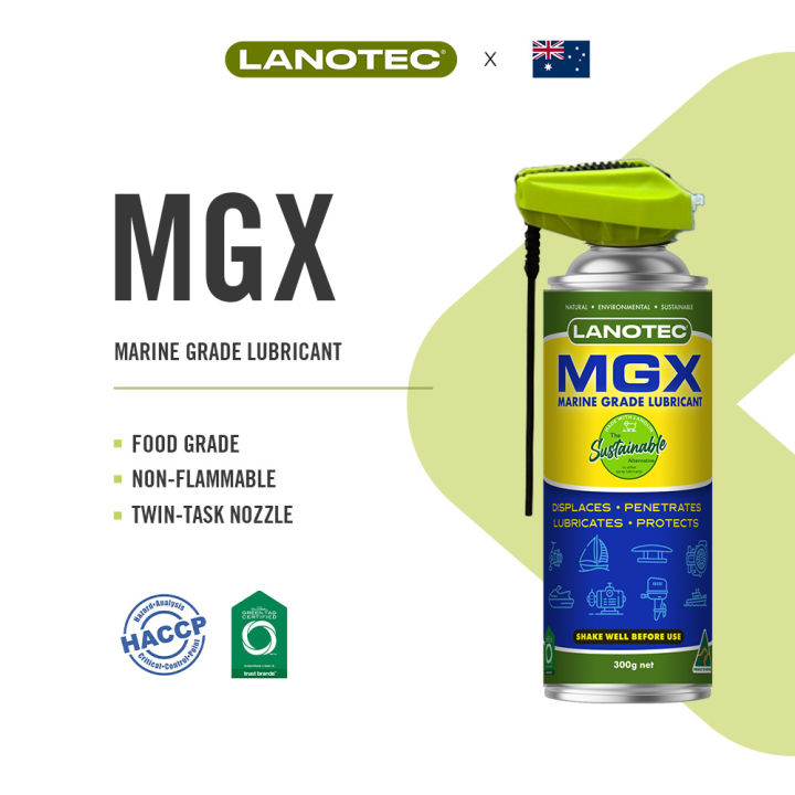 Lanotec MGX – 300g Aerosol Can | Marine-Grade, Food-Grade Lubricant ...