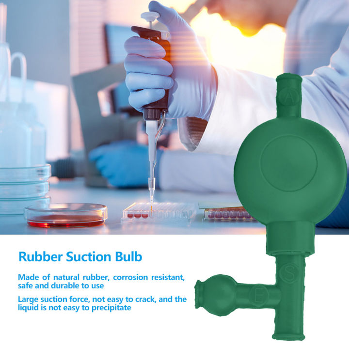 Rubber Pipette Filler Labware Rubber Suction Bulb Filling Ball with 3 ...