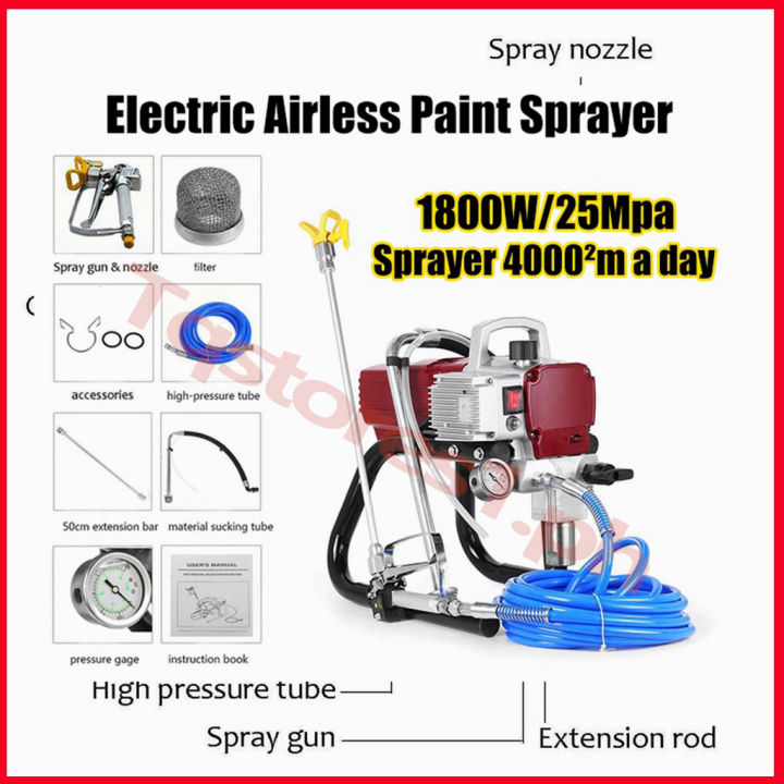 New High Pressure Airless Spraying Machine Professional Airless Spray Gun Airless Paint Sprayer ...