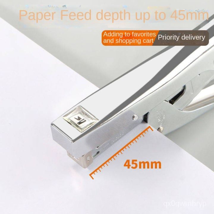 Metal Heavy Duty Paper Plier Stapler Desktop Stationery Office Supplies ...
