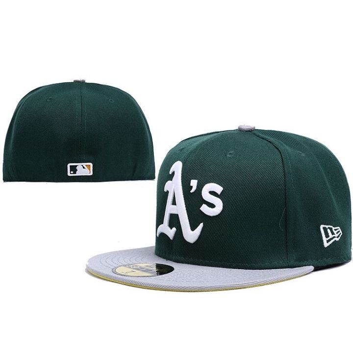 1029 Most Popular Oakland Athletics Full Cap MLB Caps Close Fitted Caps ...