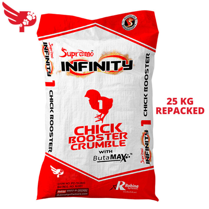 Supremo Infinity 1 Chick Booster Crumble 25KG Repacked - With ButaMAX ...