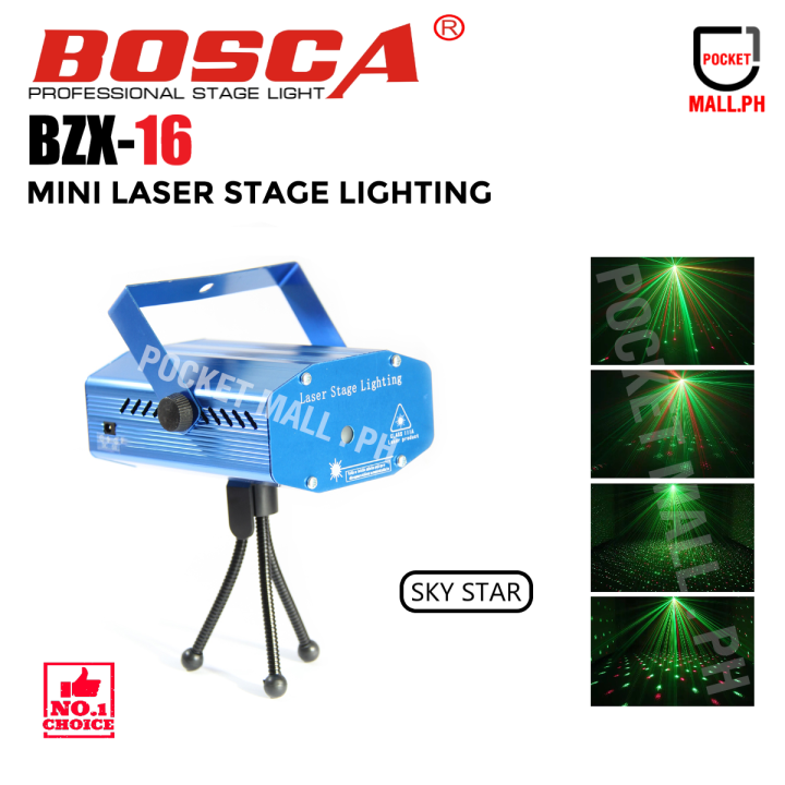 Bosca Mini Laser Stage Lighting Projector DJ Disco Light Family ...