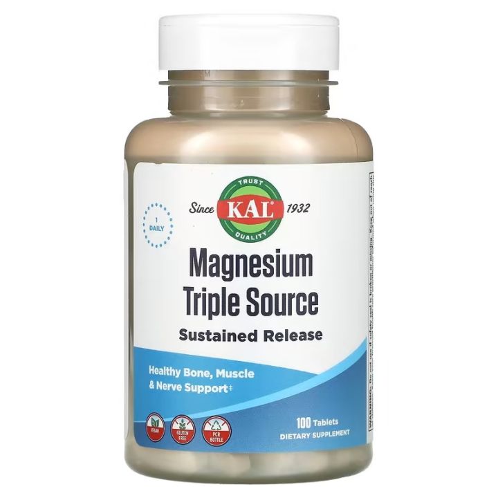 Magnesium Triple Source, (From Magnesium Oxide, Malate And Citrate) 100 ...