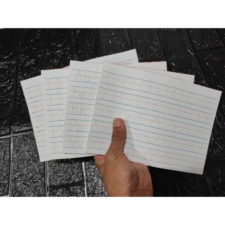 Tracing Pad Back to School | names numbers alphabet lines shapes ...