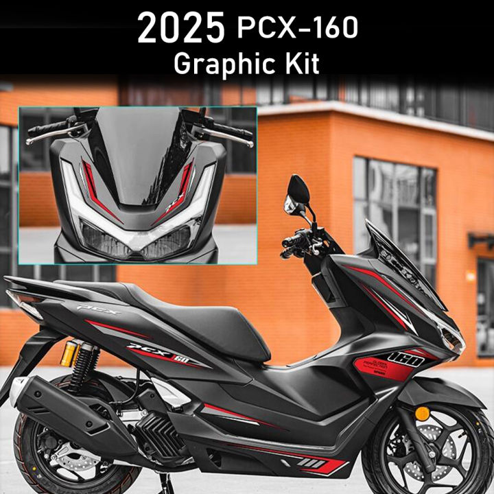 🧡Fastship For Honda PCX160 2025 Motorcycle Stickers Graphic Kit 2025 ...