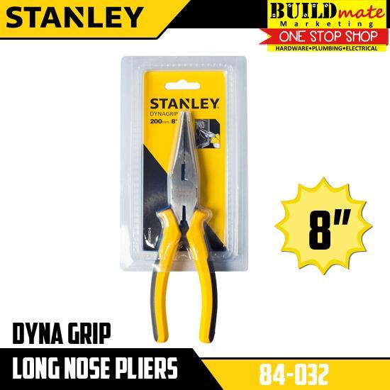 Stanley Dyna Grip Long Nose Pliers 8" Inch (200mm) BUILDMATE - SHT ...