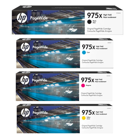 HP 975X High Yield Original PageWide Cartridge BLACK/CYAN/MAGENTA ...